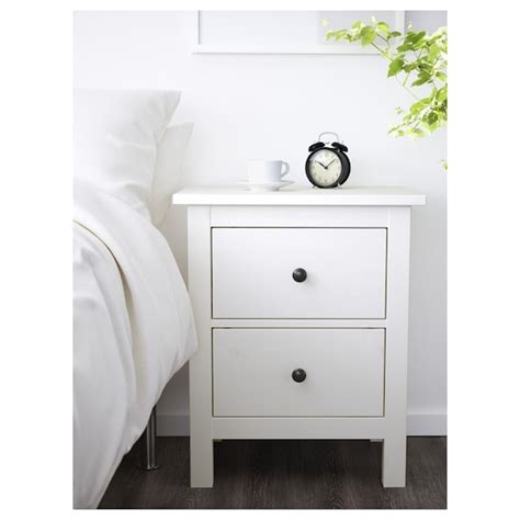 Hemnes Mobilier Dormitor Set 3 Piese Vopsit Alb 80x200 Cm Ikea