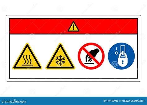 Hot And Cold Temperature Symbol Vector Illustration 25130770