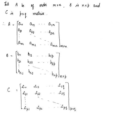 [solved] How To Prove The Associative Property Of Multiplying Matrices