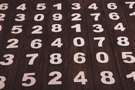 Premium Photo Seamless Pattern With Numbers