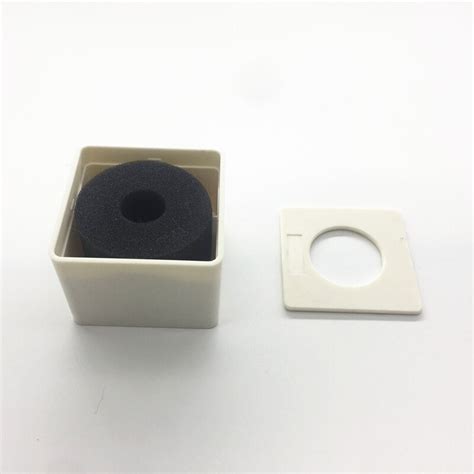 Abs 40mm Hole Blackwhite Square Shaped Mic Microp Vicedeal