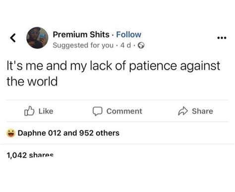Lack Of Patience Quotes