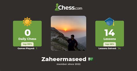Zaheer Maseed Zaheermaseed Chess Profile