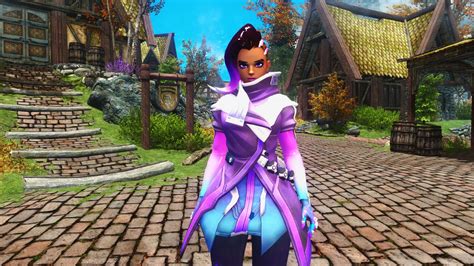 Overwatch Sombra Follower And Armor Skyrim Non Adult Mods Loverslab