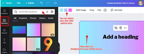 Can You Do Gradient Text In Canva