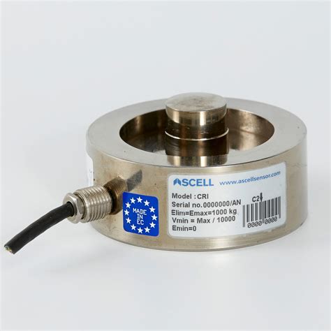 Compression Load Cell Cri C3 Ascell Sensorsl Button Type For