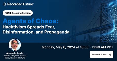 Christopher Coburn On Linkedin Join Us At Rsac 2024 Recorded Future