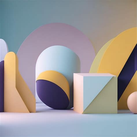 Premium Ai Image A Modern Minimalistic Presentation Background