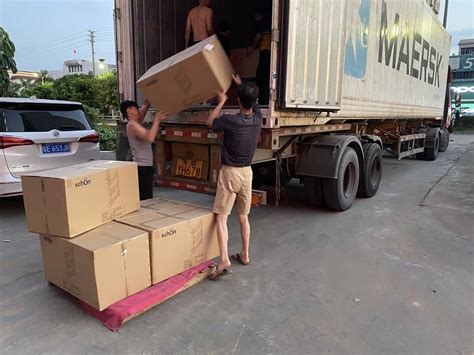 昂达沃玛出货图装车装柜出口集装箱 厂房设备 赫浦科技
