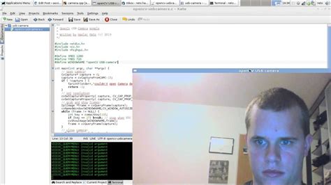 OpenCV USB Camera Demo YouTube