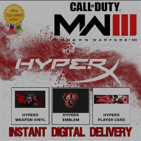 Hyperx Call Of Duty Modern Warfare 3 Cod Mw3 Symbol Vinyl Instant Delivery In Nepal At Npr 0