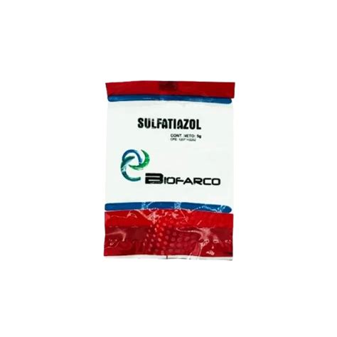 Sulfatiazol Polvo Sobre 5 G Biofarco Droguerías Ciccorp
