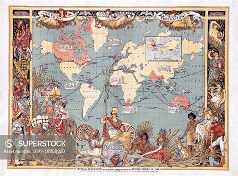 The British Empire Comprised The Dominions Colonies Protectorates