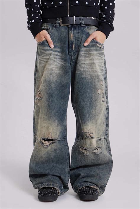 Mens Baggy Jeans Loose Fit And Oversized Jeans For Men