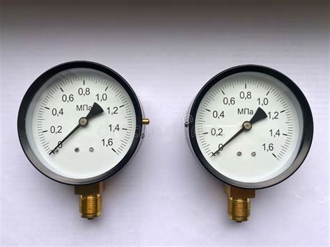 Pressure Sensor For The Pipeline Pipeline Pressure Close Up And
