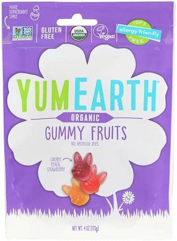 Yumearth Organic Easter Gummy Fruits Vegan Friendly Usda