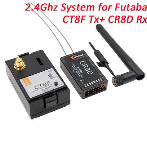2 4ghz Futaba Hitec Module And Rx Combo Kit Cr8d And Ct8f V2 Dsss Wish