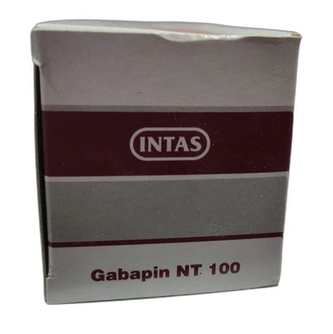100mg Gabapin Nt Gabapentin And Nortriptyline Hydrochloride Tablets