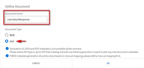 customize object schema bod json any infor developer portal
