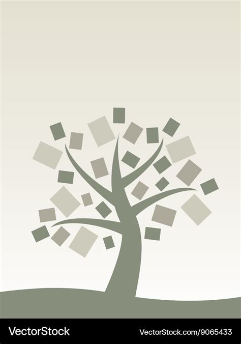 Book Tree Royalty Free Vector Image Vectorstock