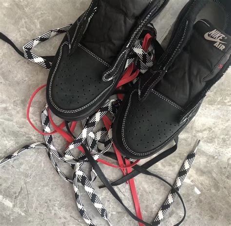 Travis Scott X Air Jordan I Low「black Phantom」细节详览 Nowre现客