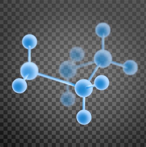 Premium Psd Simplicity Chemical Molecule With White Background 3d Rendering Computer Digital
