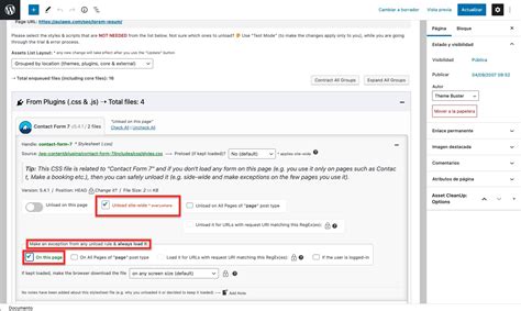 Cómo quitar JavaScript y CSS sin uso en toda o parte de tu web WordPress Ayuda WordPress
