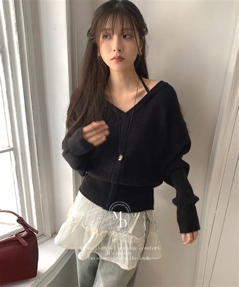 모노데일리 New 로인 레이스 레이어드 스커트