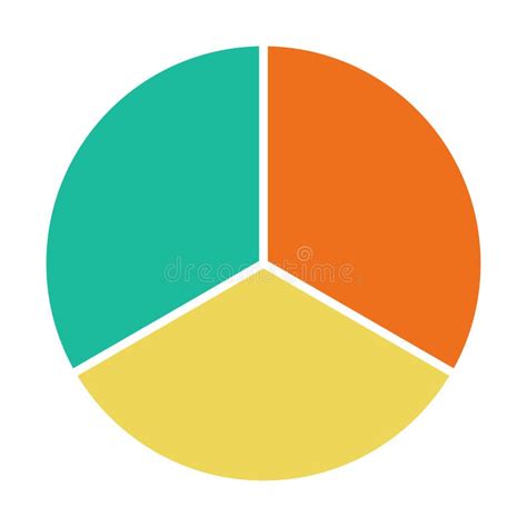 3 Section Chart Stock Illustrations 1069 3 Section Chart Stock