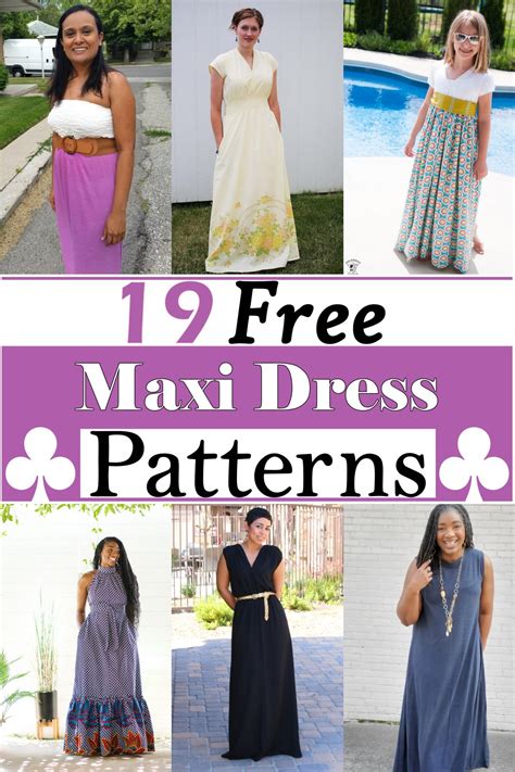 28 Free Sewing Pattern Maxi Dress Sharlynlevii