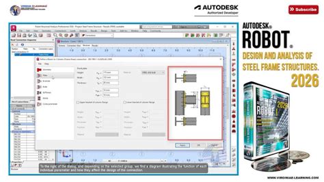 Autodesk Robot 2026 Tutorial Steel I Connections Autodesk Robot 2026
