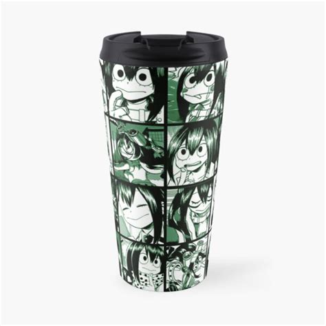 Tsuyu Asui Collage Color Version Travel Coffee Mug By Angellinx3 Redbubble