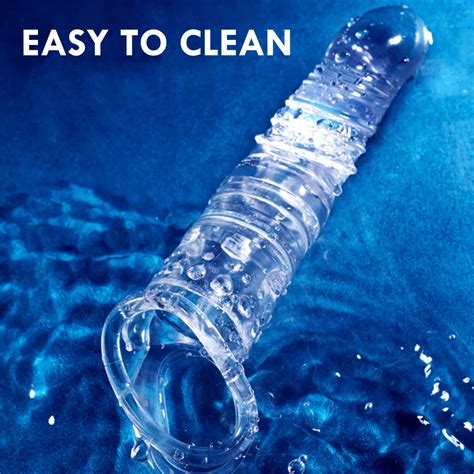 Elastic Penis Sleeve Reusable Soft Delayed Ejaculation Condoms Penis