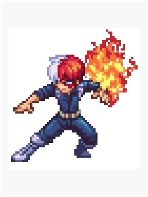 Todoroki Shoto Sticker Sticker For Sale By Brizatello Redbubble