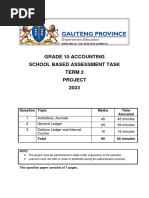 Grade 10 Accounting General Ledger Notes Pdf Debits And Credits
