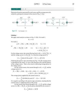 AC Circuit Power Analysis Pdf