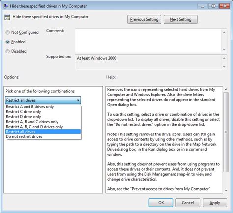 How Can I Hide The Drives On My Server Rdplus