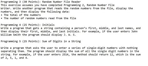 Solved Programming 3 30 Points Random Number File Reader