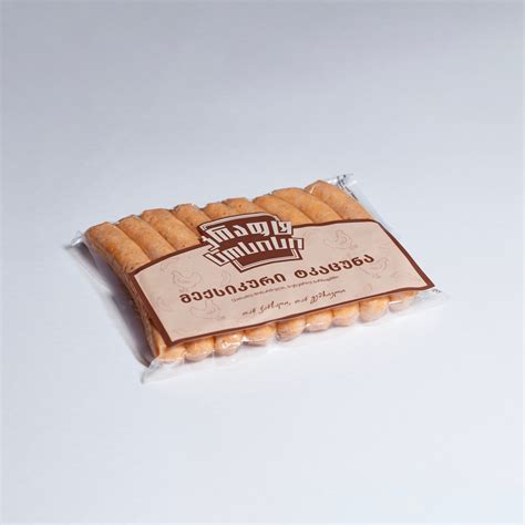 Craft Food • კრაფტ ფუდი დასახელება 🟠 მექსიკური ტკაცუნა ქათმის ხორცის სოსისი ფასი 7️⃣2️⃣0️⃣