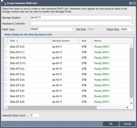 File Create Raid Unit  Osnexus Online Documentation Site