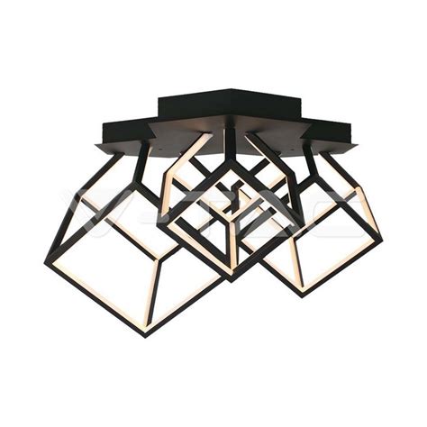 Pendants 46w Led Designer Ceiling Light 3000k Black Body