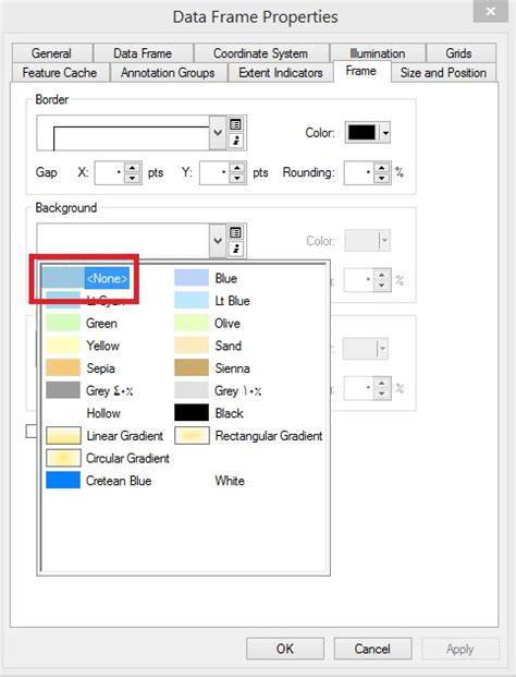 Rounded Data Frame Esri Community