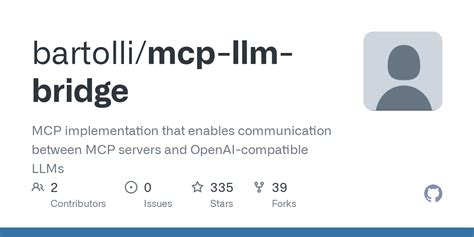 Github Bartollimcp Llm Bridge Mcp Implementation That Enables Communication Between Mcp