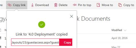 SharePoint Online Share Or Copy Link Button Defaulting To GuestAccess Link