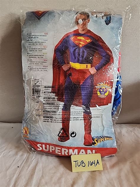 Costume Adulto Superman Returns Superman Adult Deluxe Costume Size