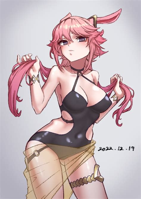 Yae Sakura And Yae Sakura Honkai And More Drawn By Junik Snrj Danbooru