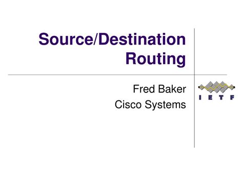 Ppt Sourcedestination Routing Powerpoint Presentation Free Download
