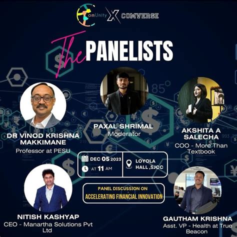 Dr Vinod Krishna Makkimane On Linkedin It Was A Great Honour To Be A Panelist Discussing My