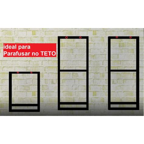 Kit Supote Para Teto Prateleiras Estilo Industrial Shopee Brasil