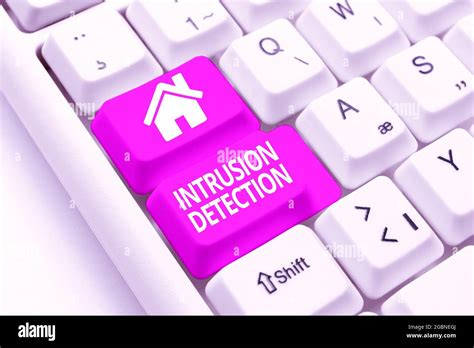 Inspiration Showing Sign Intrusion Detection Word Written On Monitors